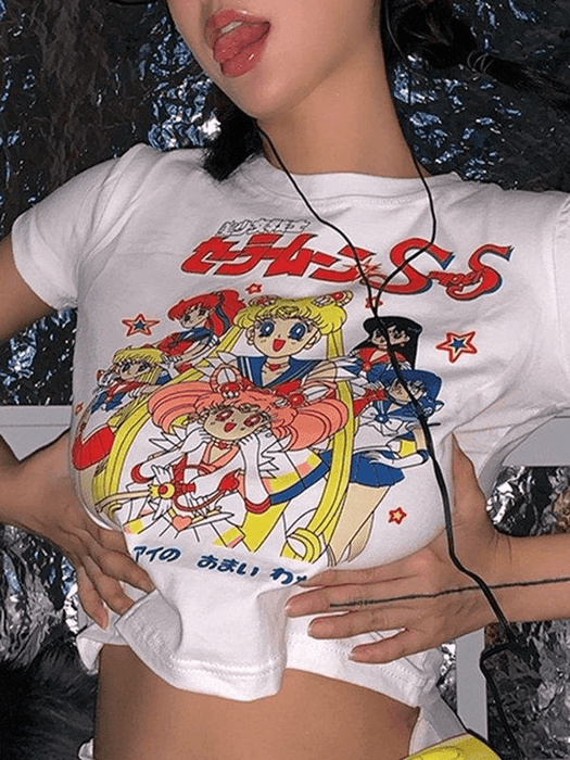 Anime Graphic Crop Top – AnotherChill
