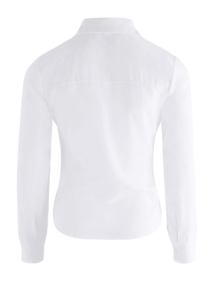 Basic Long Sleeve Button Blouse – AnotherChill
