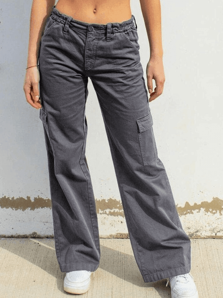 Low Waist Y2K Straight Leg Pants – AnotherChill