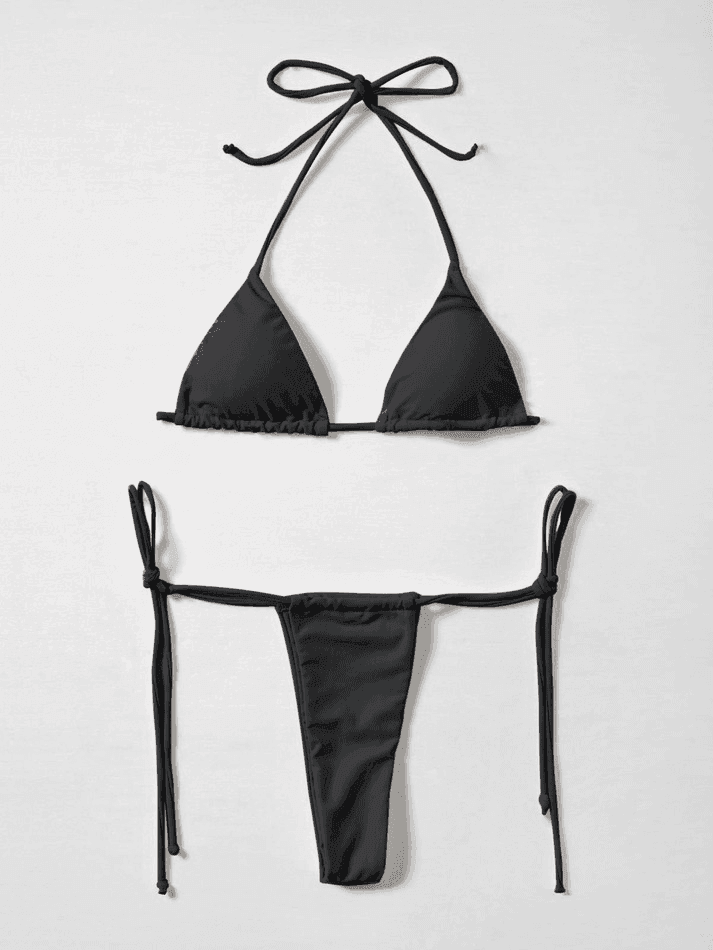 Micro Halter Triangle Bikini Set – AnotherChill