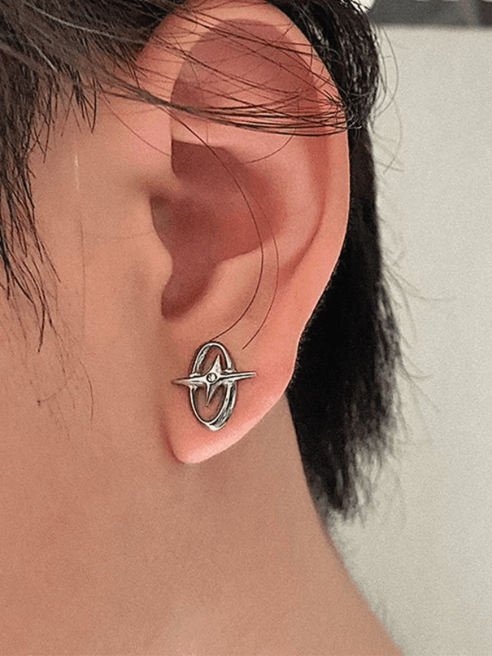 Oval Star Pattern Earrings – AnotherChill