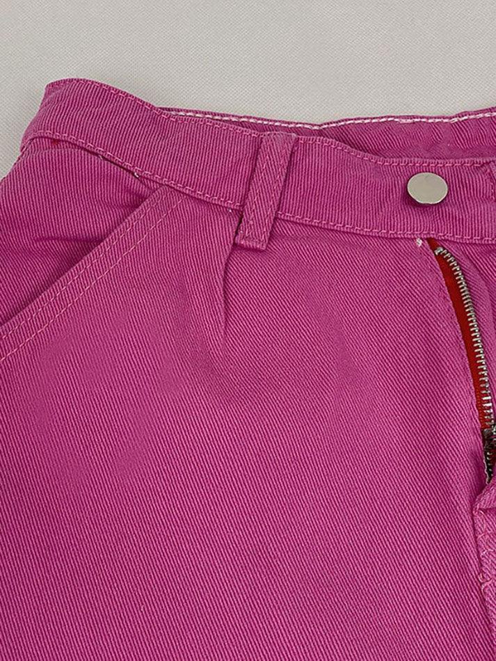 Pink Casual Relaxed Boyfriend Jeans – AnotherChill