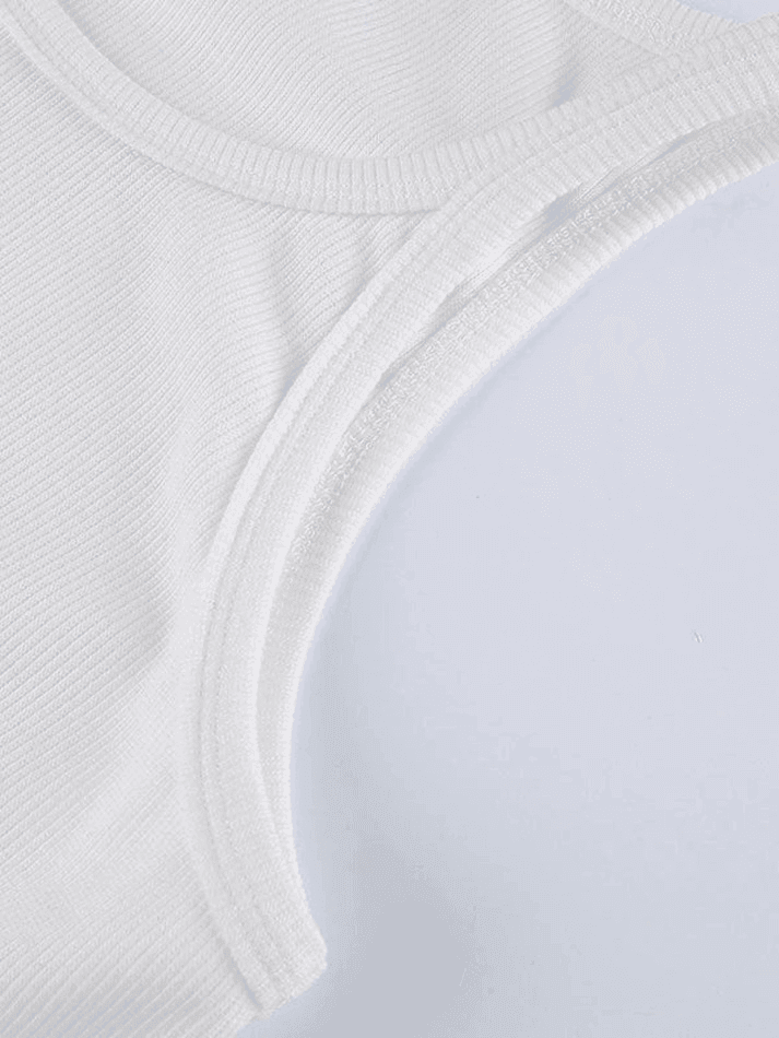 Rib Basic Solid Crop Cami Top – AnotherChill