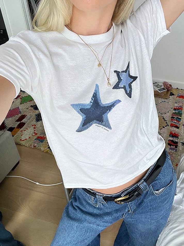 Star Print Short Sleeve Tee – AnotherChill