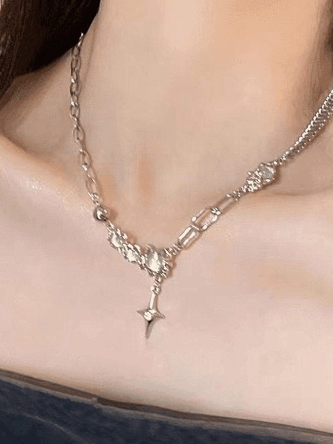 Stone Decor Astral Link Chain Necklace – AnotherChill