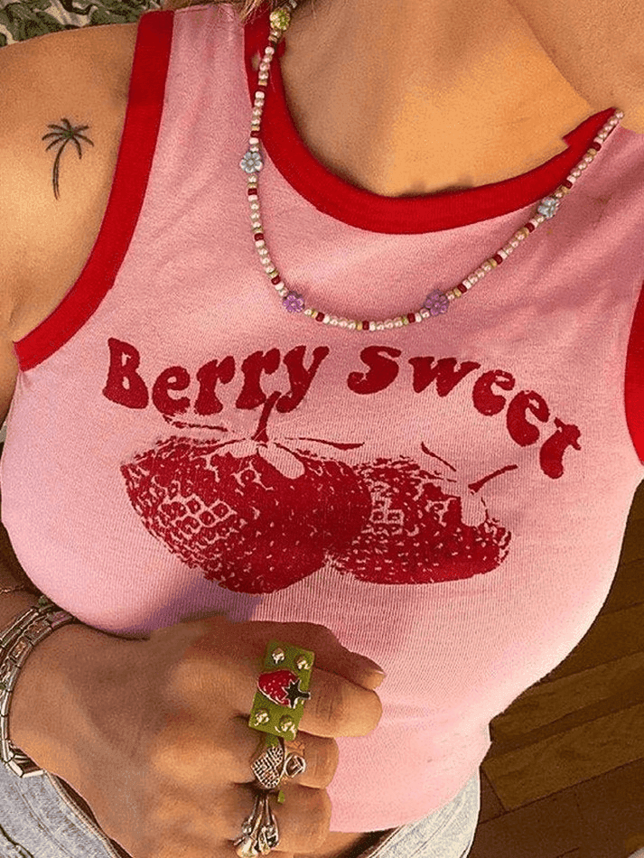 Sweet Berry Cropped Tank Top – AnotherChill