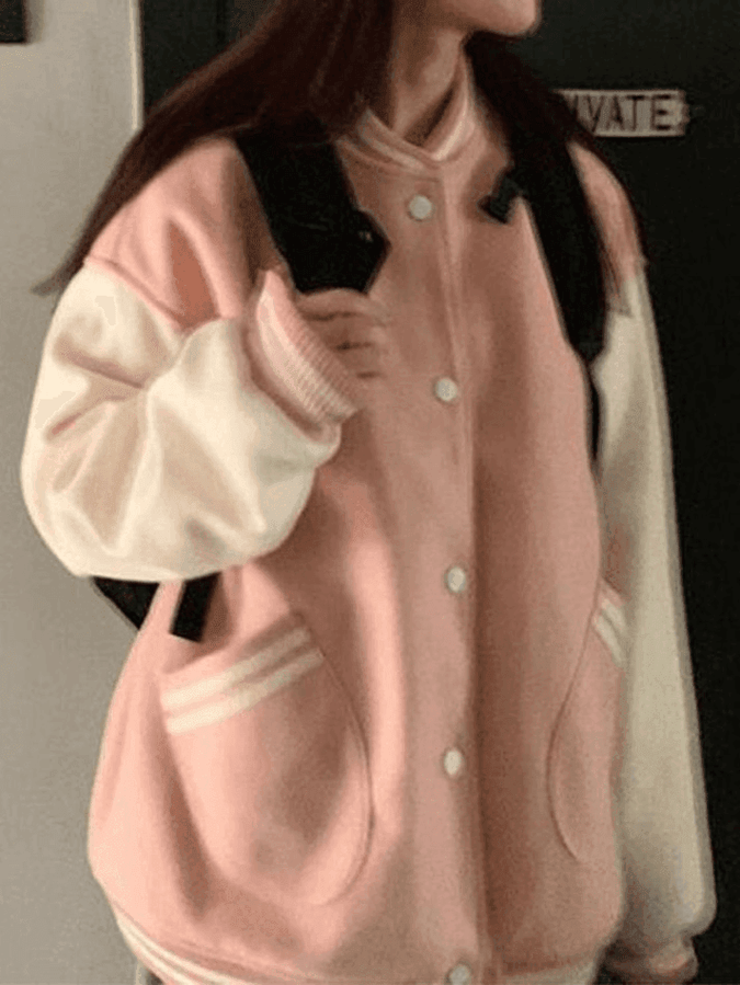 Vintage Patchwork Varsity Jacket – AnotherChill