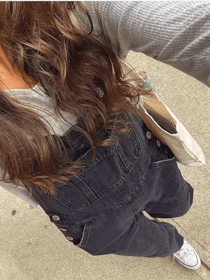 Washed Straight Leg Denim Overall – AnotherChill