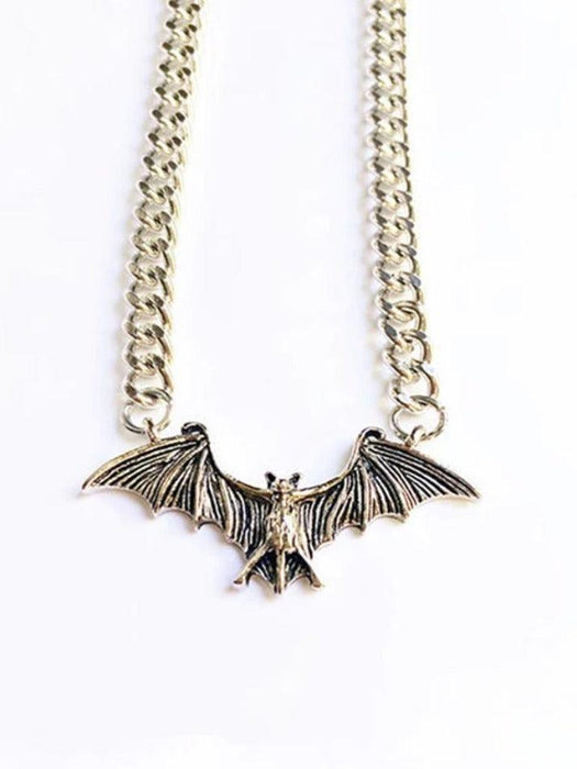 Bat Pendant Chunky Chain Necklace – AnotherChill