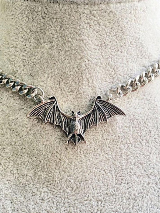 Bat Pendant Chunky Chain Necklace – AnotherChill